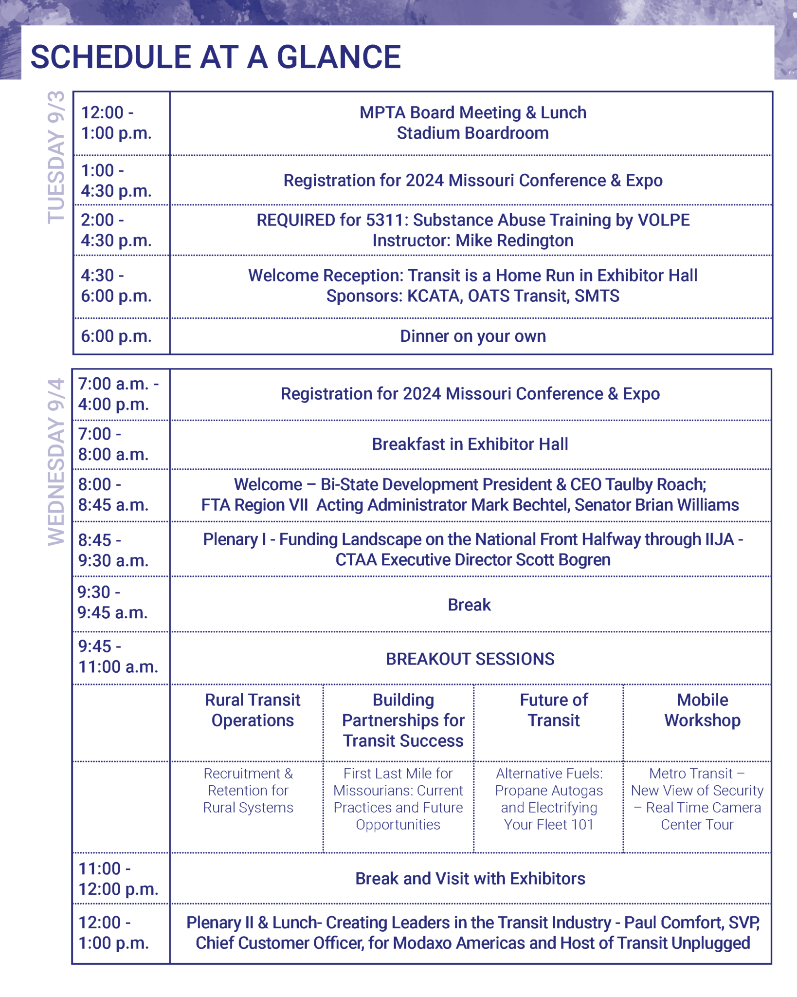 2024 Missouri Transit Conference & Expo - Missouri Public Transit ...