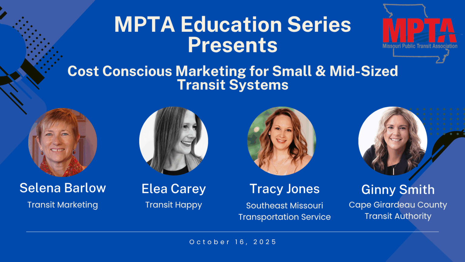 MPTA Education Series Presents: Cost-Conscious Marketing for Transit ...